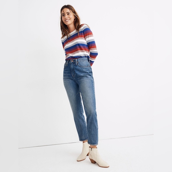 Madewell | Jeans | Madewell The Petite Momjean In Downey Wash Size 27p ...